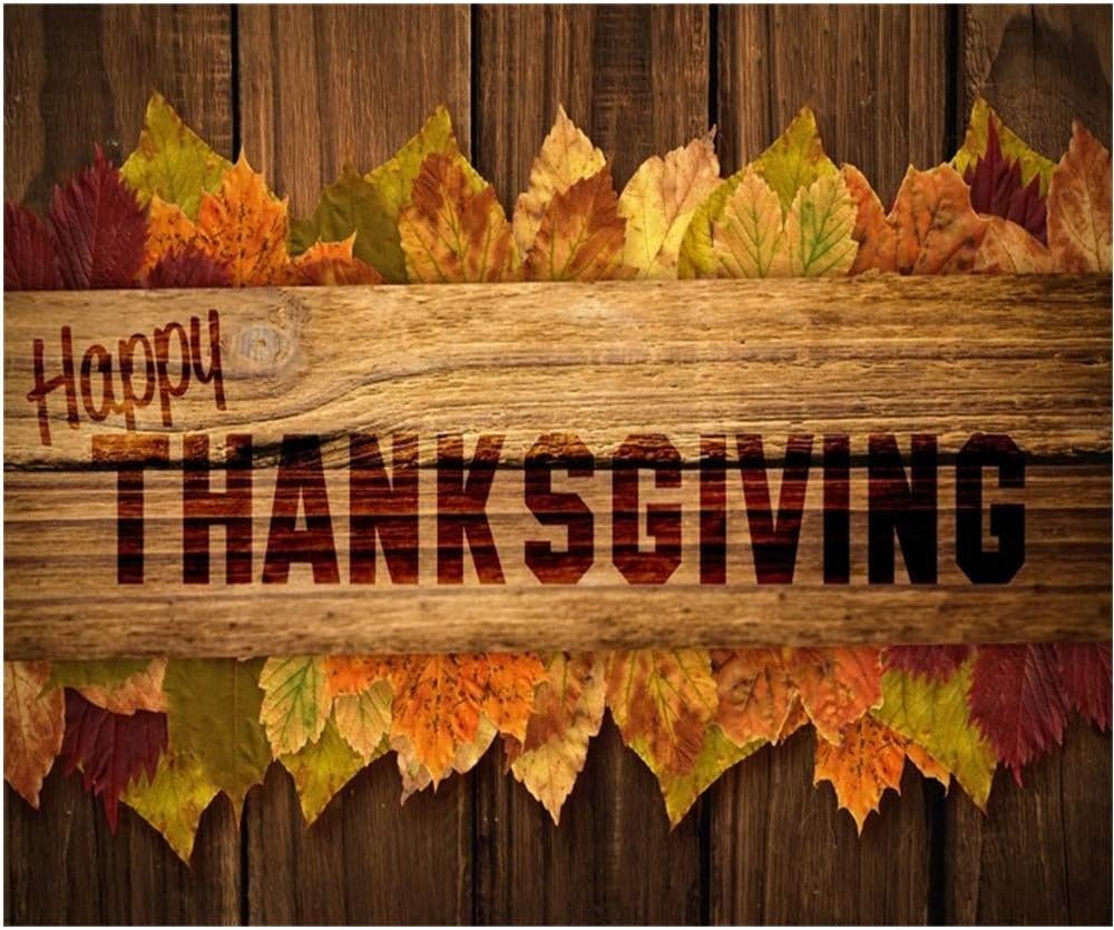 Amazon.com : OFILA Happy Thanksgiving Backdrop 10x8ft Thanksgiving Day ...