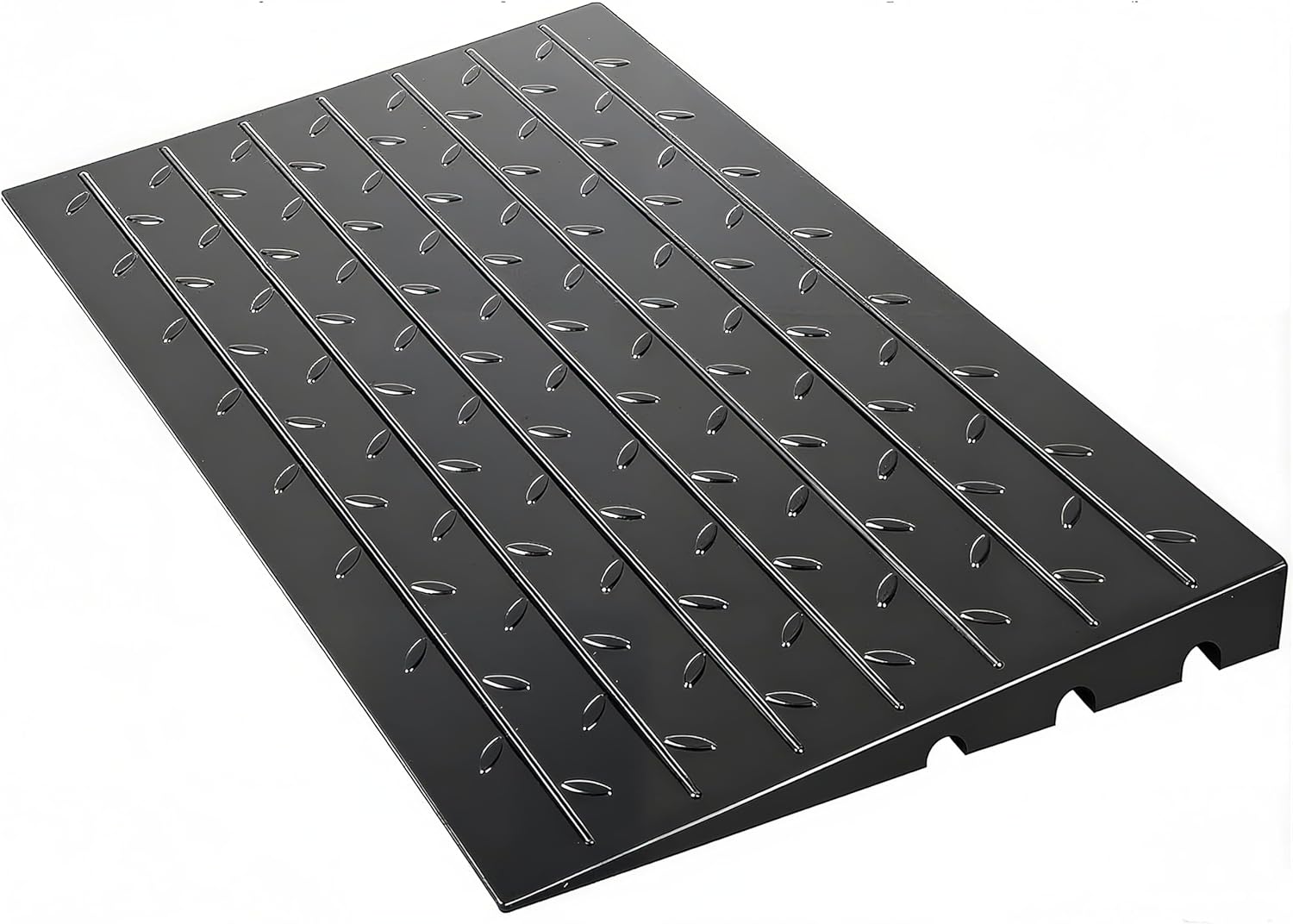3" Rise Threshold Ramp for Doorway, 2500LBS Capacity 3 Channels Cord ...