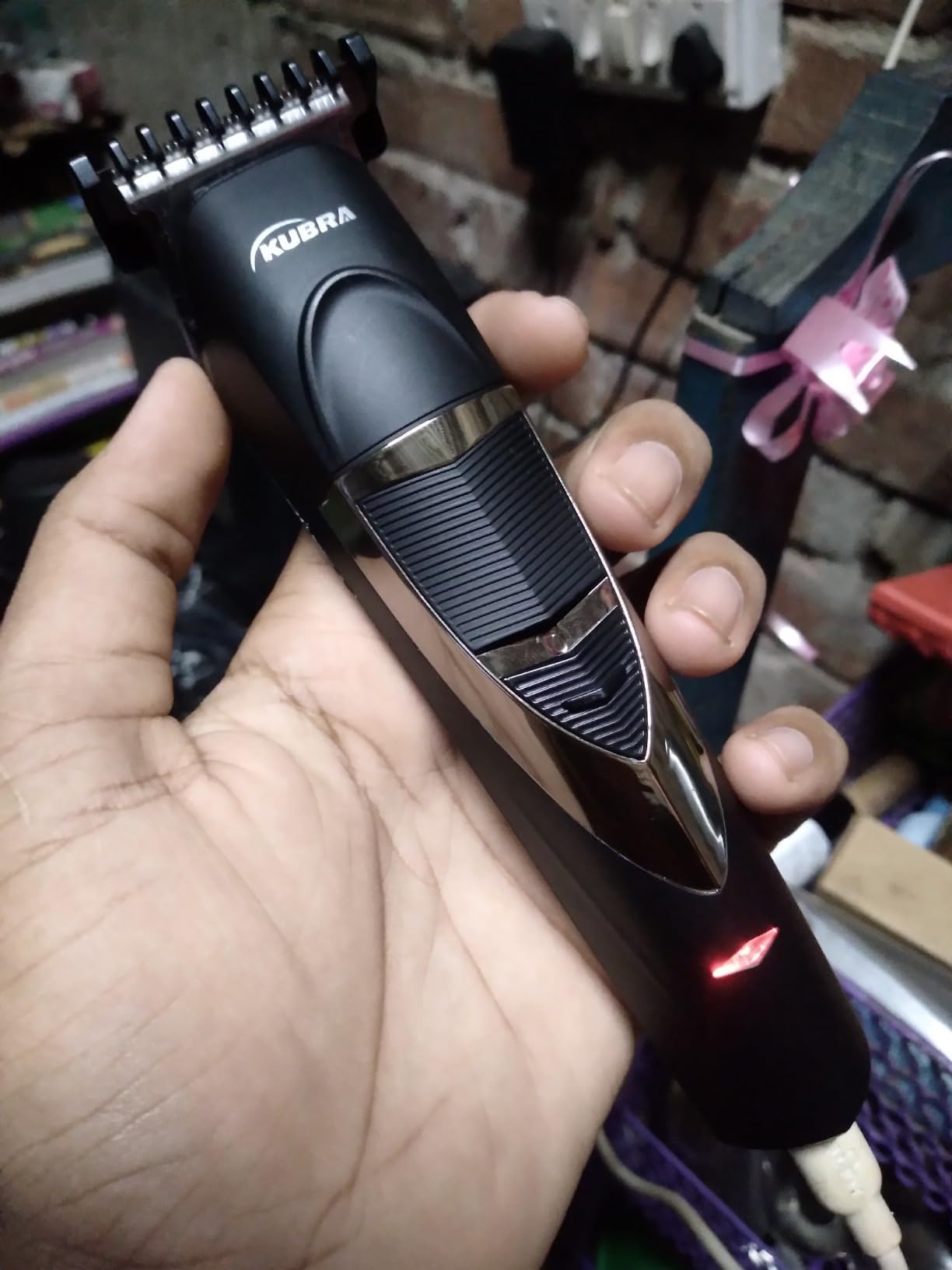 Kubra KB - 2048 professional trimmer for men with T-Blade (Black ...