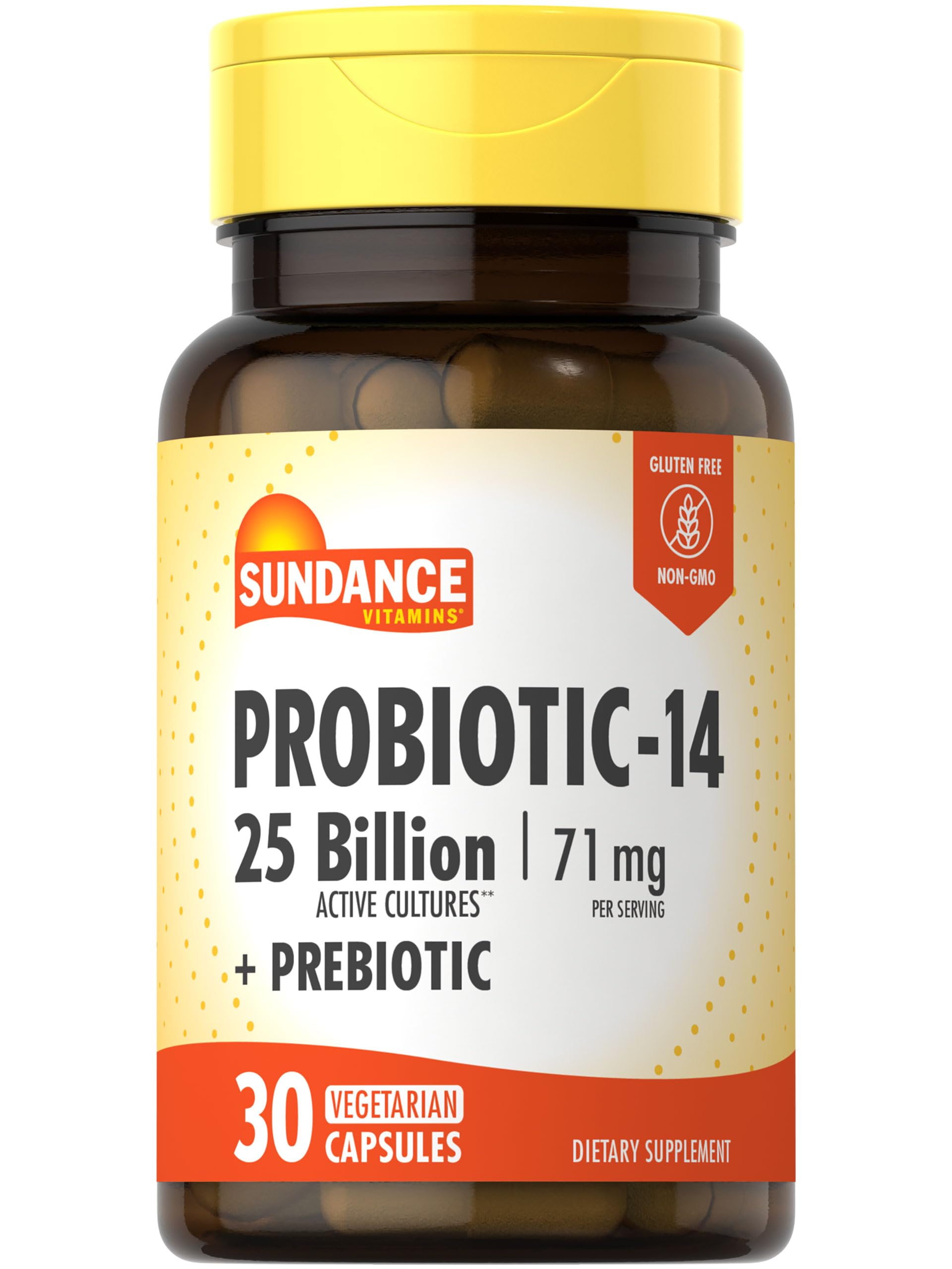 Amazon.com: Sundance Probiotic-14 | 25 Billion Cultures | 30 Capsules ...