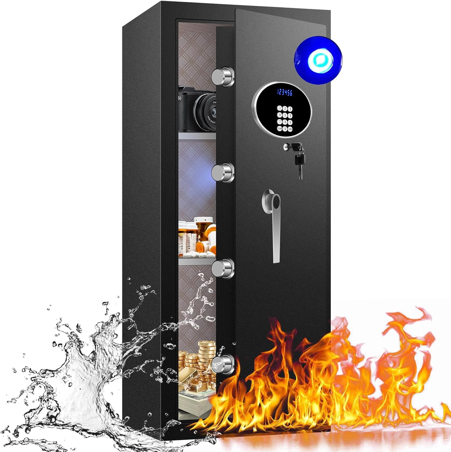 ToruKeep 9.1 Cu ft Extra Large Heavy Duty Home Safe Box Fireproof ...