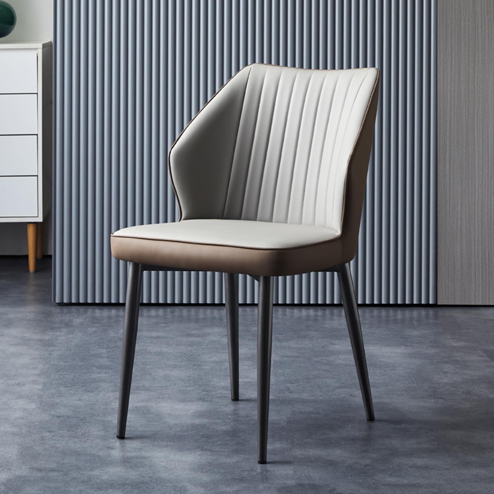 Fashion Ergonomics Kitchen Dining Side Chair, Soft and Comfortable Mid ...