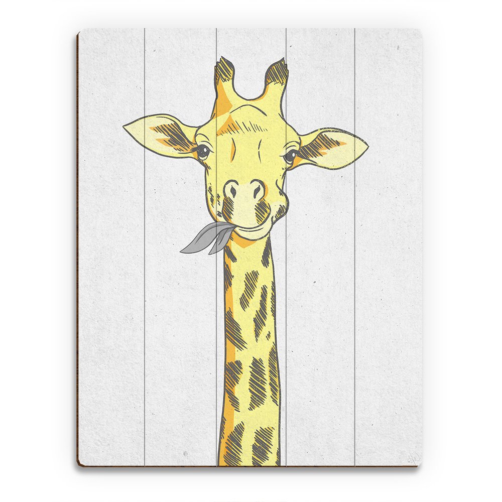 Giraffe Eating Drawing
