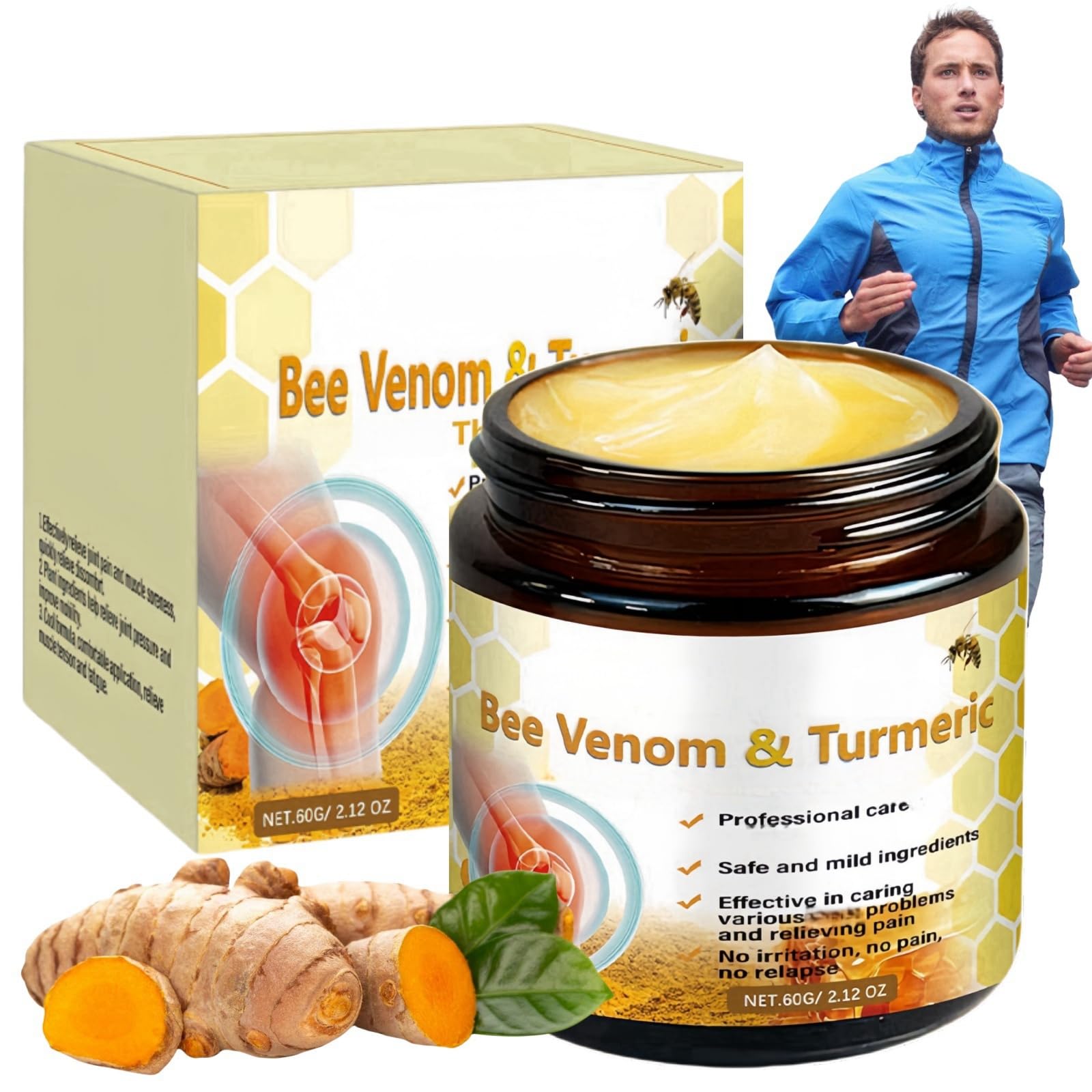 Bee Venom Turmeric Treatment Cream,Bee Venom Repair Cream,Bee Venom and ...