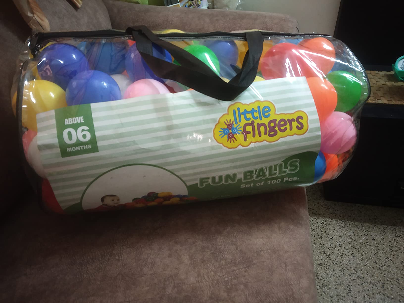 Buy Little Fingers 8cm Plastic Baby Balls for Kids for ball Pool Pit ...