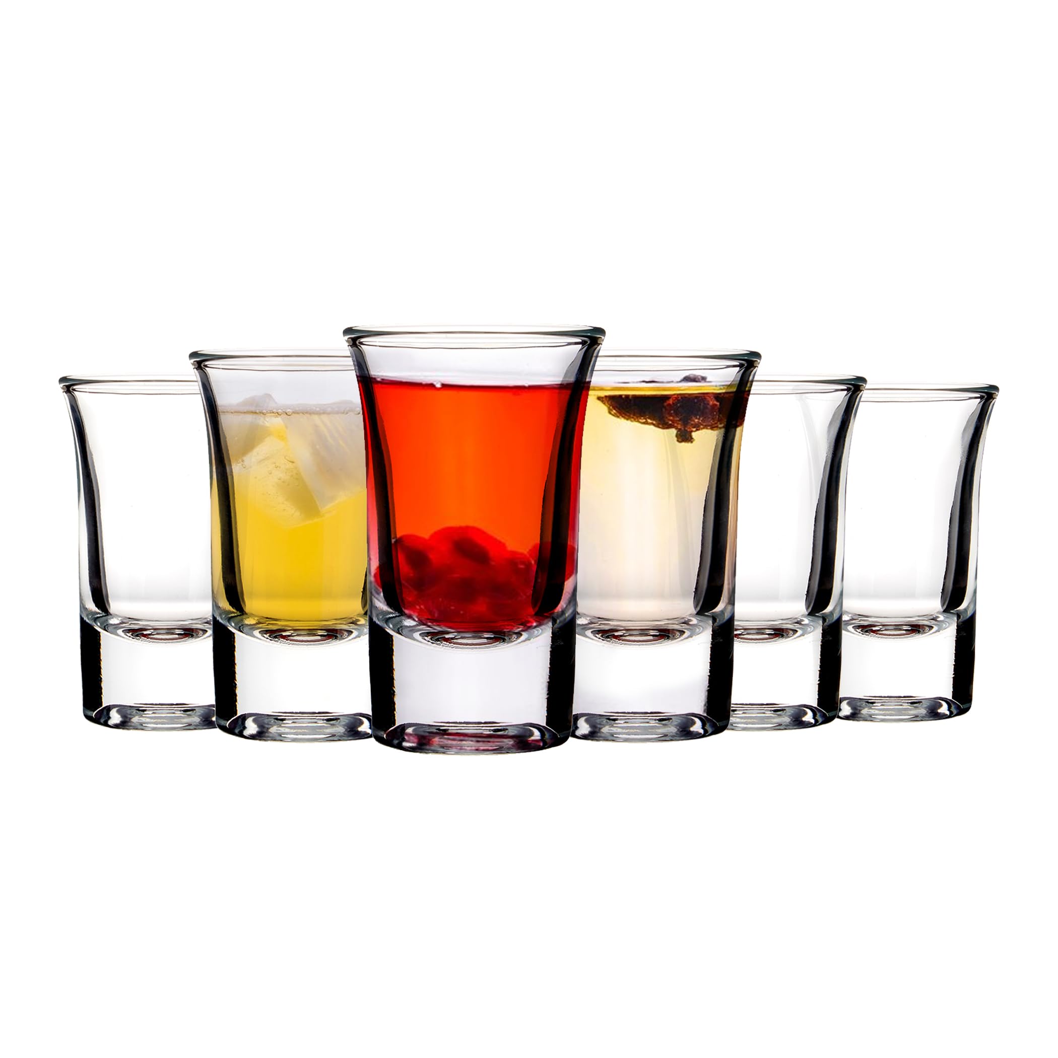 Premier Housewares 35ml Shot Glass Set of 6 | Reusable Clear Shot ...
