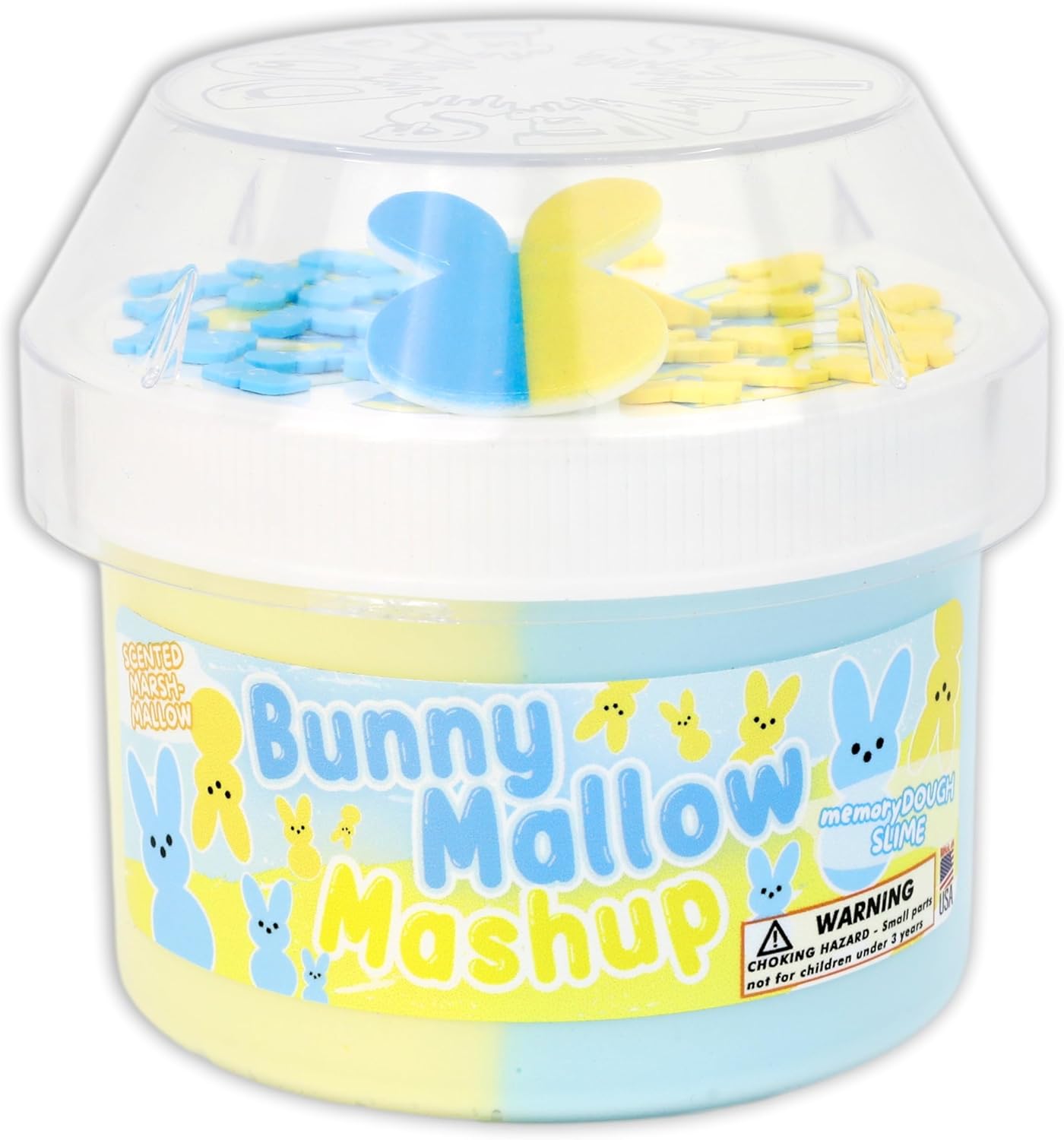Amazon.com: Bunny Mallow Mashup - Butter Textured Easter Slime 8 fl/oz ...