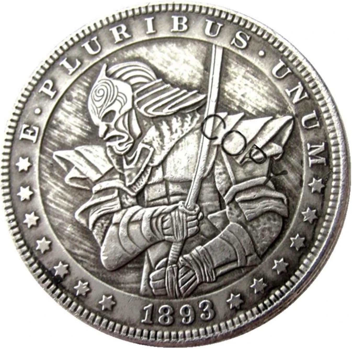 Amazon.com: Copy U.S Hobo Morgan Dollar Coin Samurai Warrior Sword 1893 ...