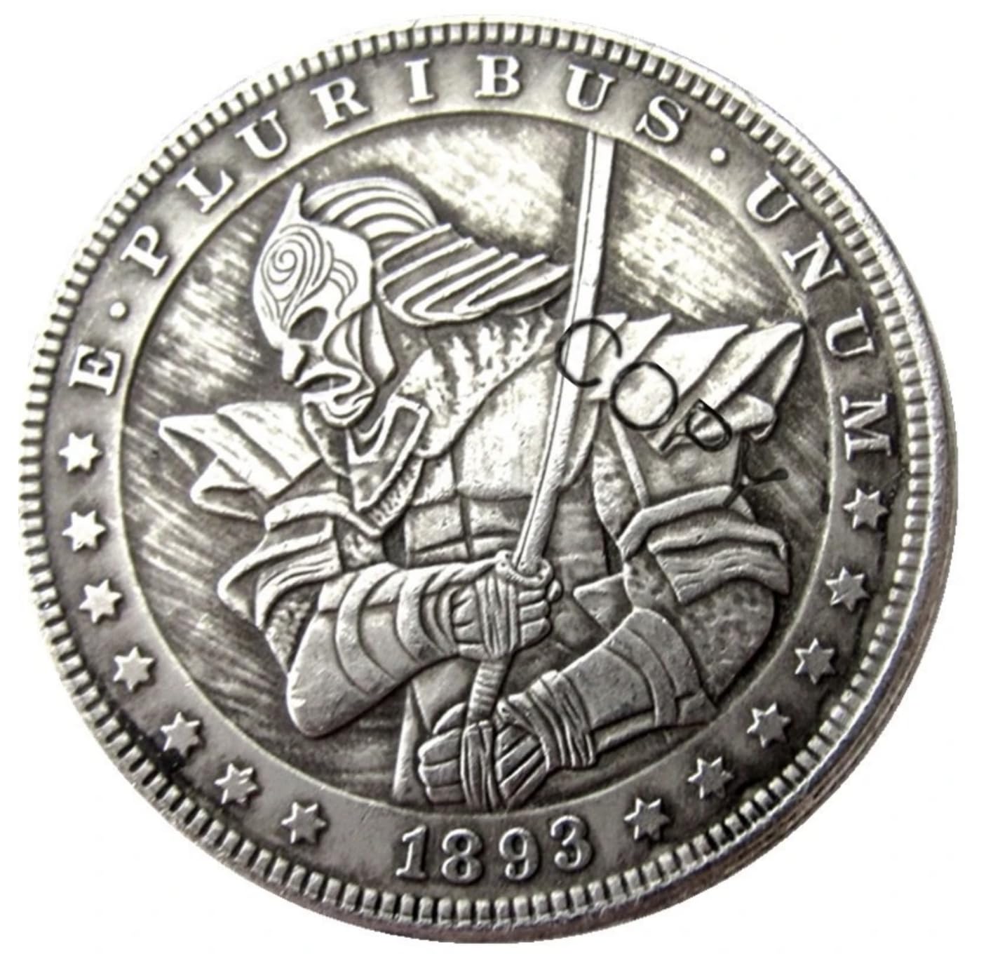 Amazon.com: Copy U.S Hobo Morgan Dollar Coin Samurai Warrior Sword 1893 ...