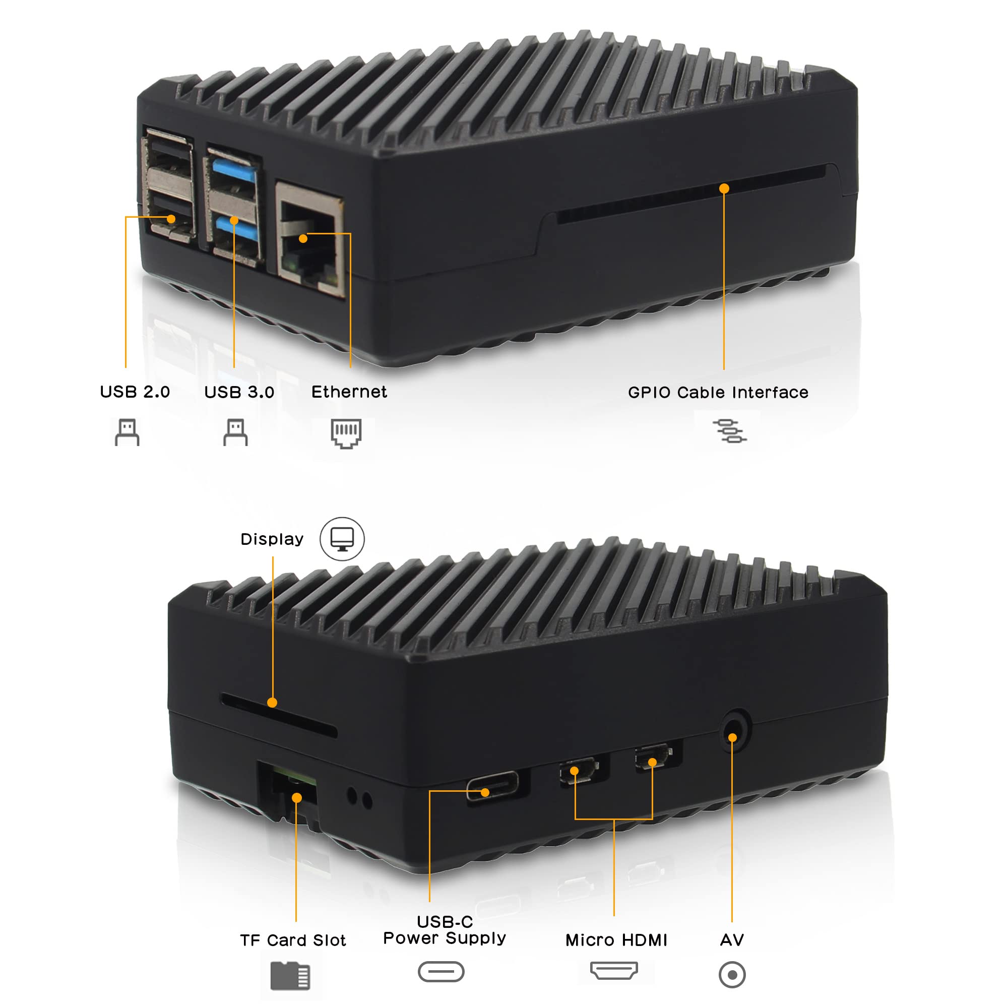 Snapklik.com : Geekworm For Raspberry Pi 4 Case