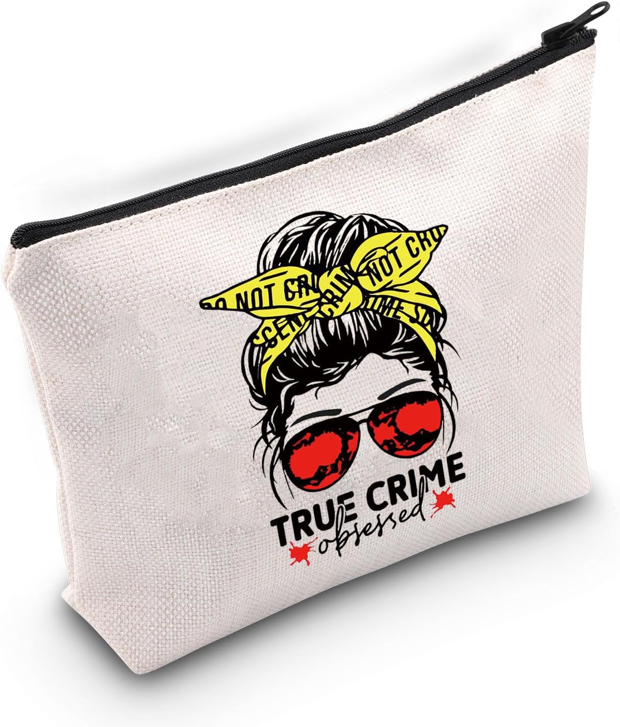 Amazon.com: BLUPARK True Crime Makeup Bag True Crime Gift Crime Show ...