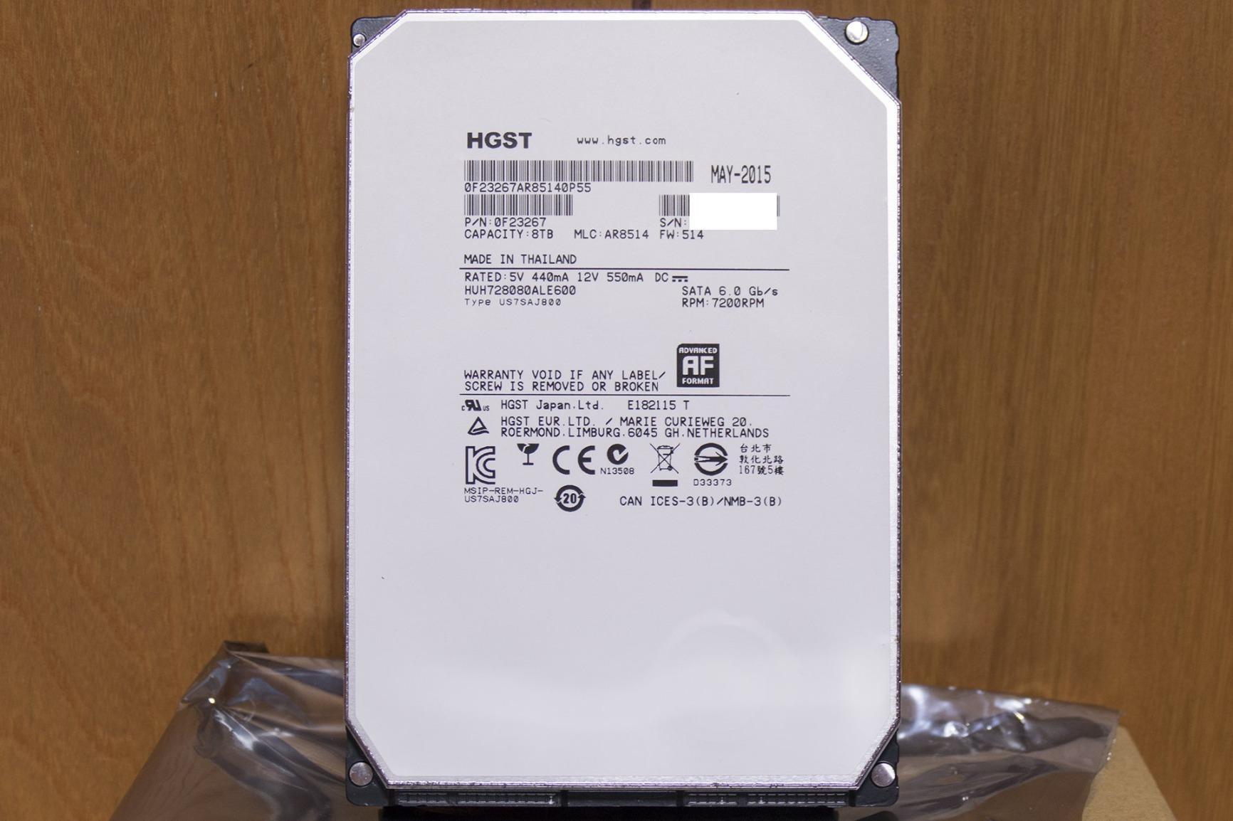 Amazon | HGST(エイチ・ジー・エス・ティー) Ultrastar He6 3.5inch 6TB 64MBキャッシュ ...