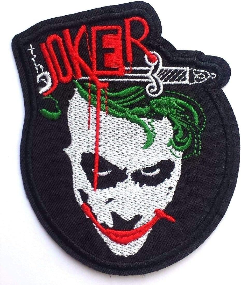 Amazon.com: The Joker Patch Embroidered Iron/Sew on Badge - 4" Costume ...