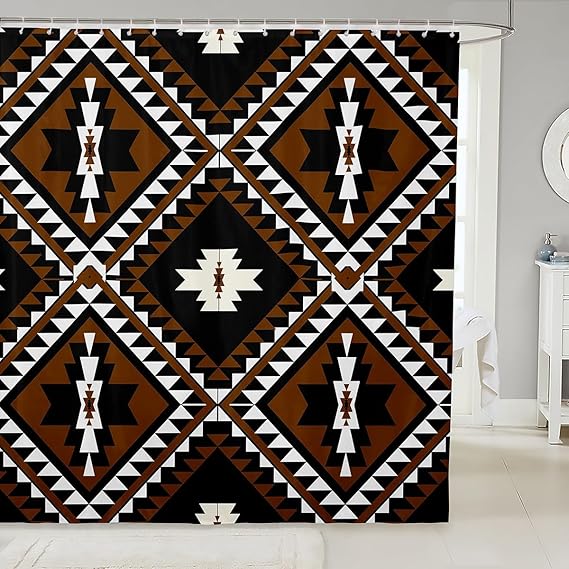 Amazon.com: Rustic Western 72"Wx72"L Shower Curtain For Bathroom ...