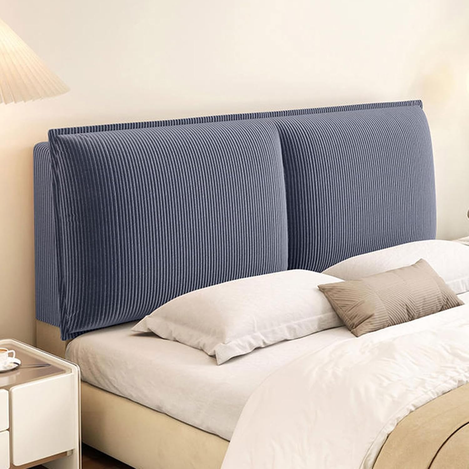 Amazon.com: Bed Headboard Slipcover Stretch Bed Headboard Cover ...