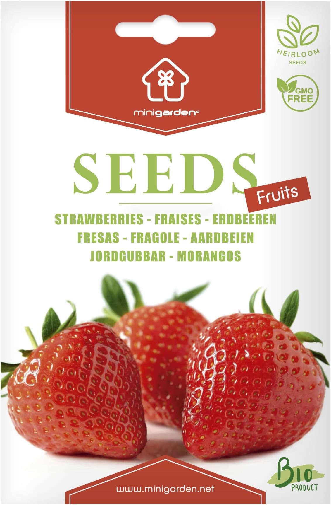 minigarden Graines de fraises biologiques de qualité supérieure – 100 % ...