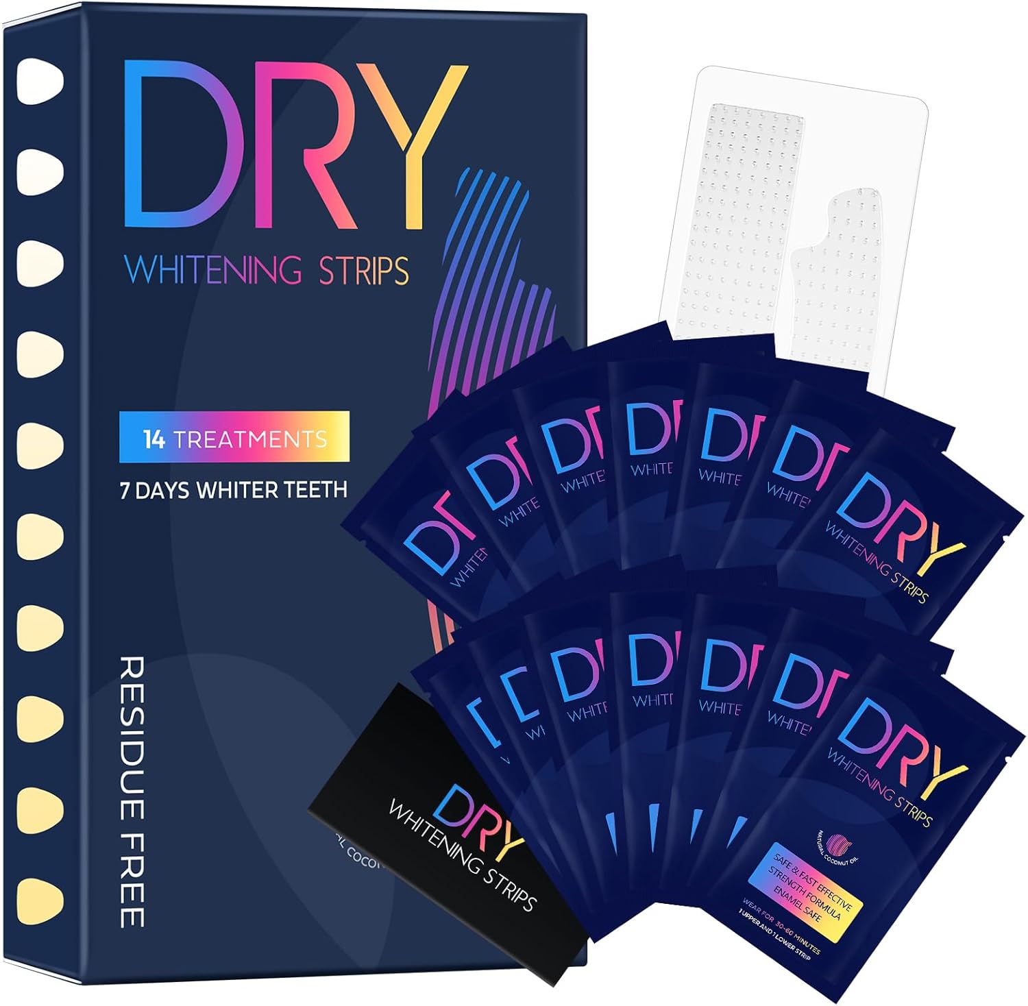 Amazon.com: Teeth Whitening Dry Strips, Whitening Dry Strips for ...
