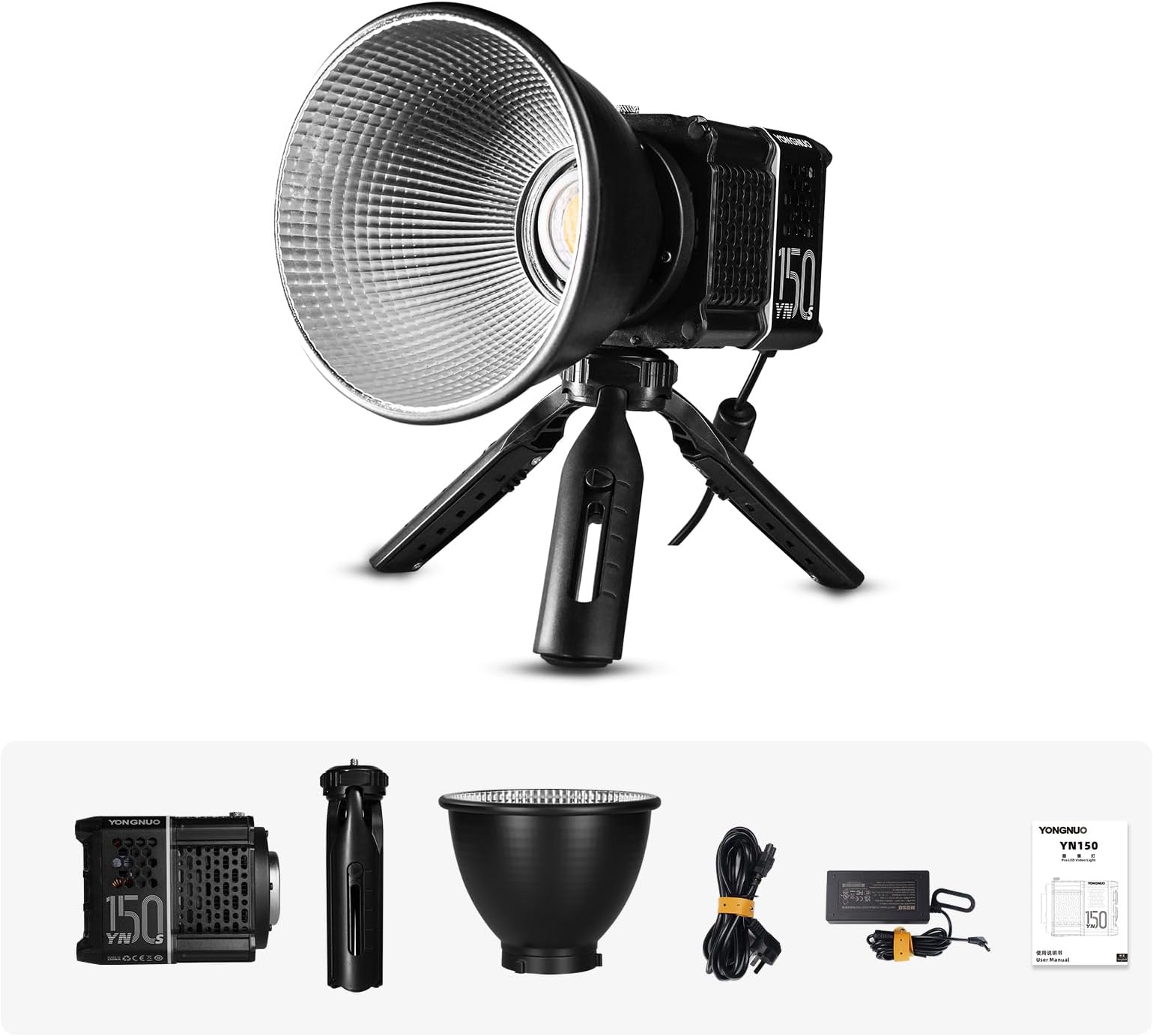 Amazon.com : YONGNUO YN150S LED Video Light Kit, 150W 5600K Daylight ...