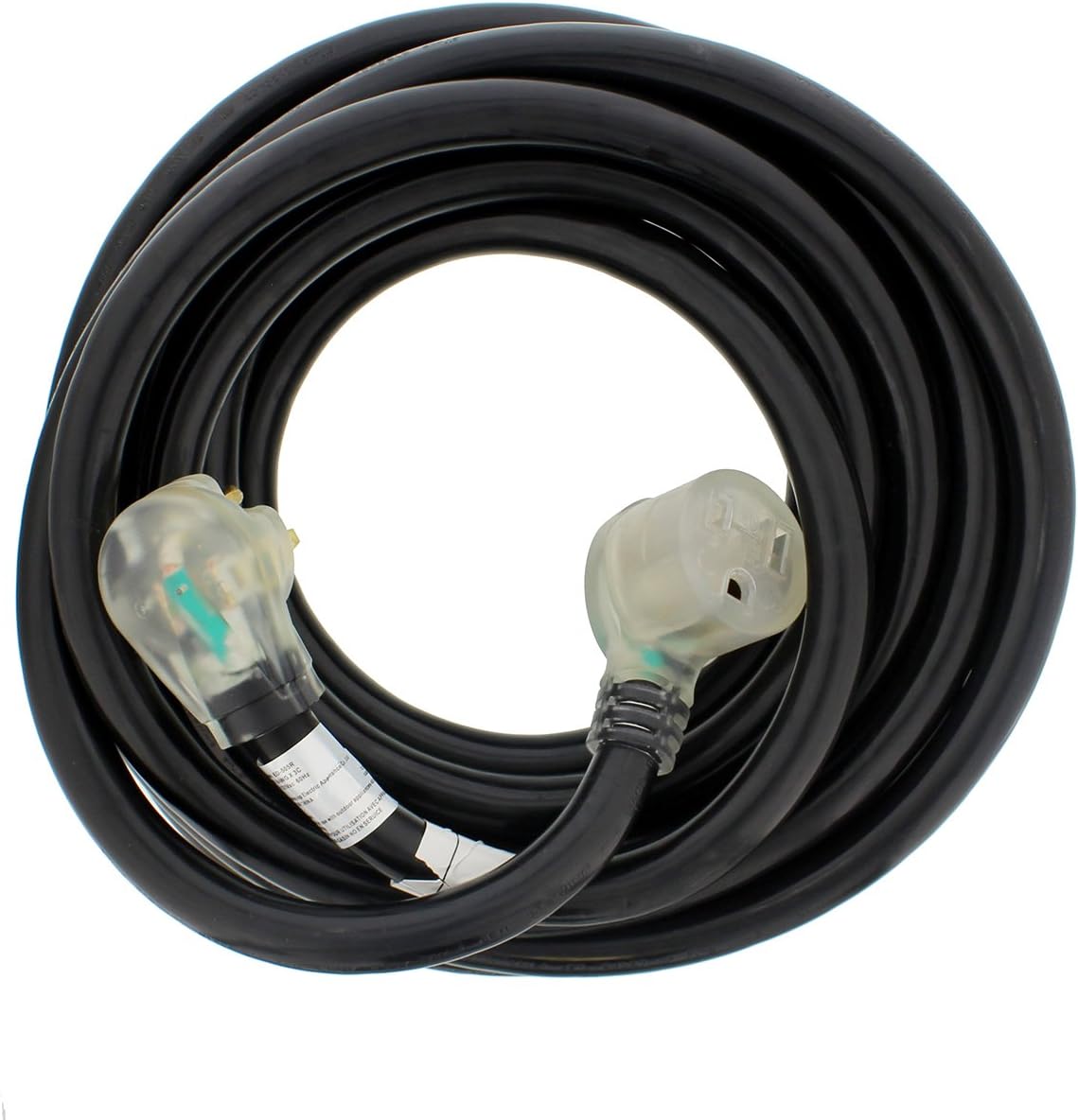Amazon.com: ABN Welding Cable 25ft 8 AWG 40A with Lighted Receptacle ...