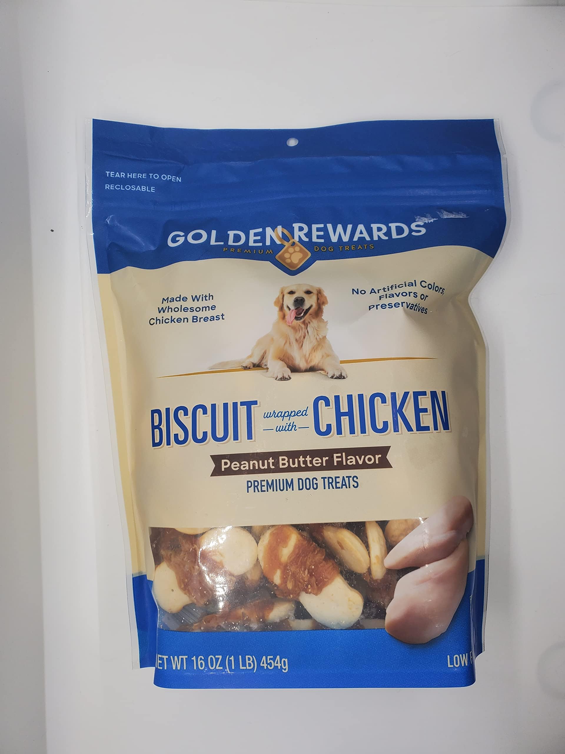 Amazon.com : Vibrant Life Biscuit Wrapped with Chicken Dog Treats, NET ...