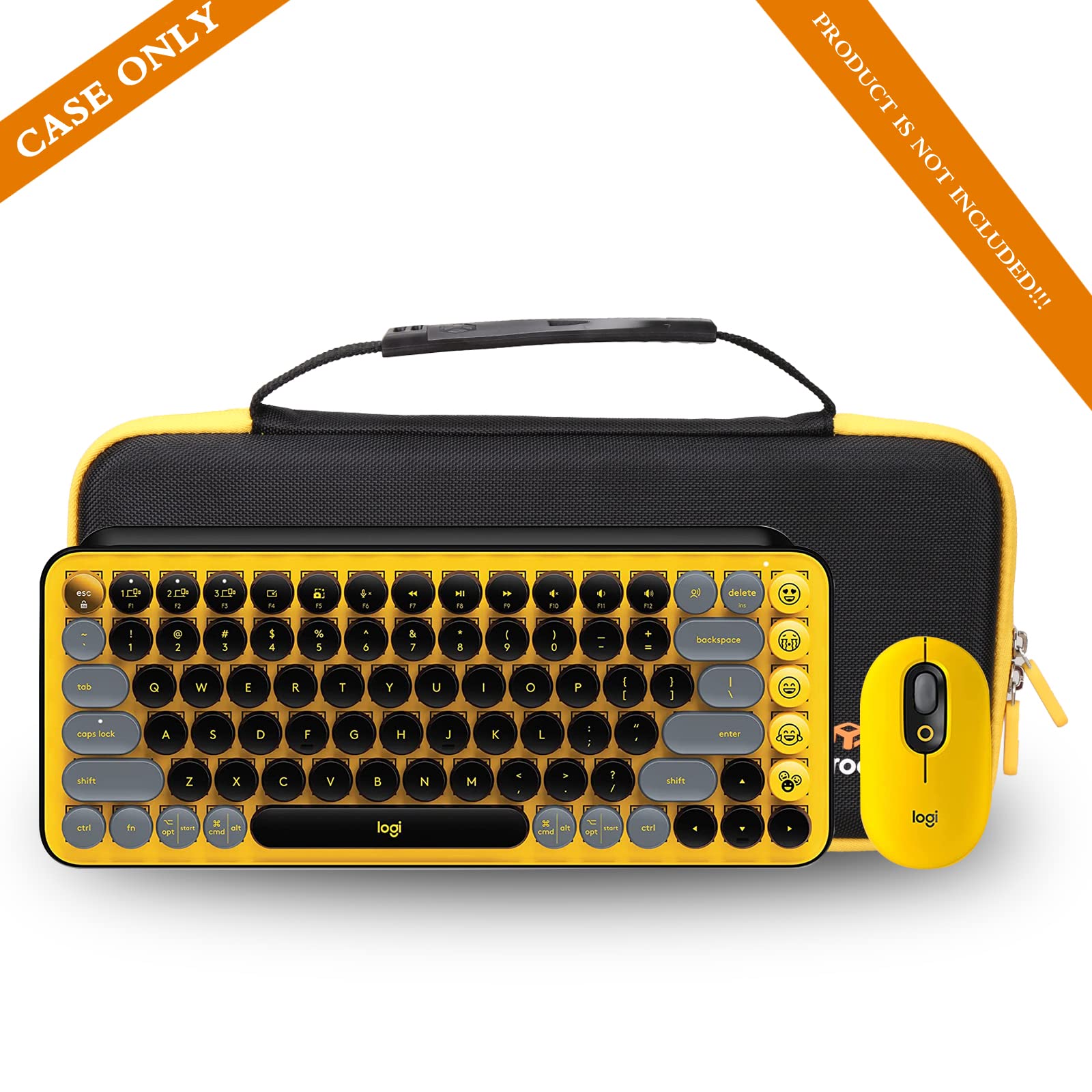 Snapklik.com : Hard Travel Storage Carrying Case For Logitech POP Keys ...