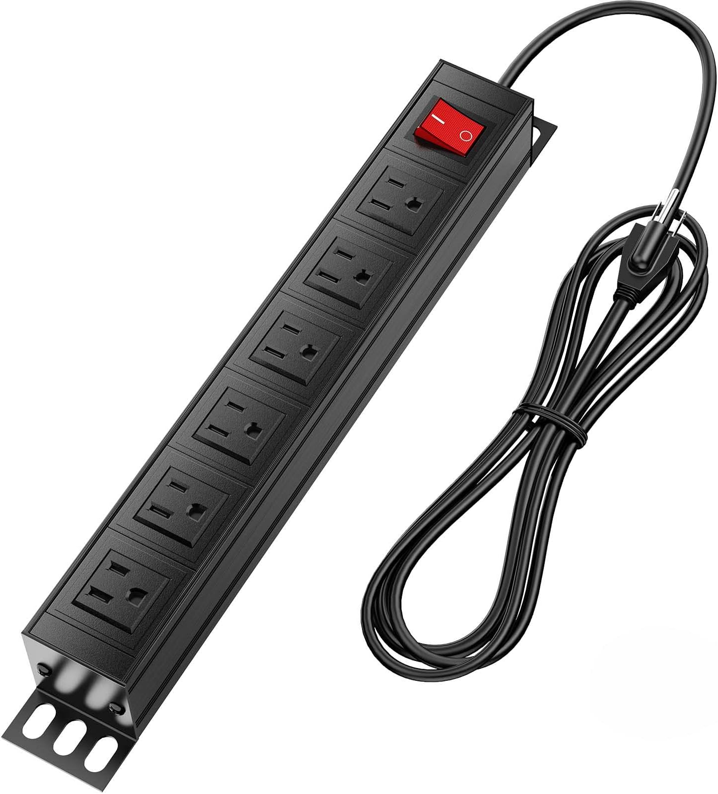 Amazon.com: XBA 6-Outlet Wall-Mountable Power Strip with On/Off Switch ...
