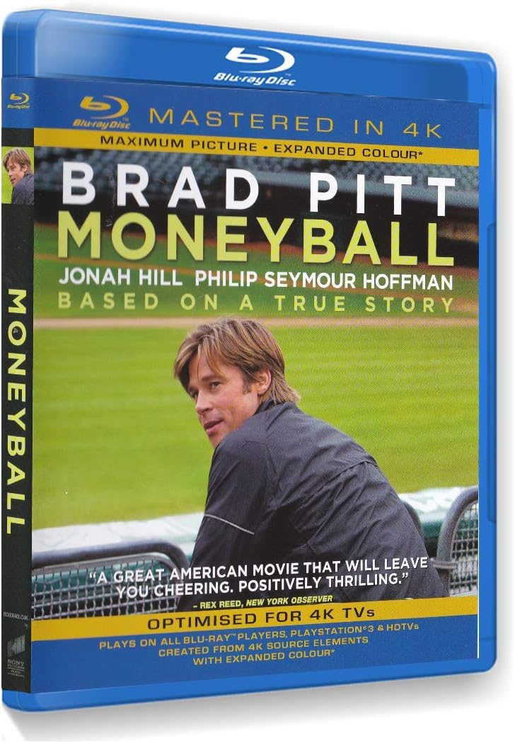 Moneyball [Blu-ray] [Remastered in 4K]: Amazon.co.uk: DVD & Blu-ray