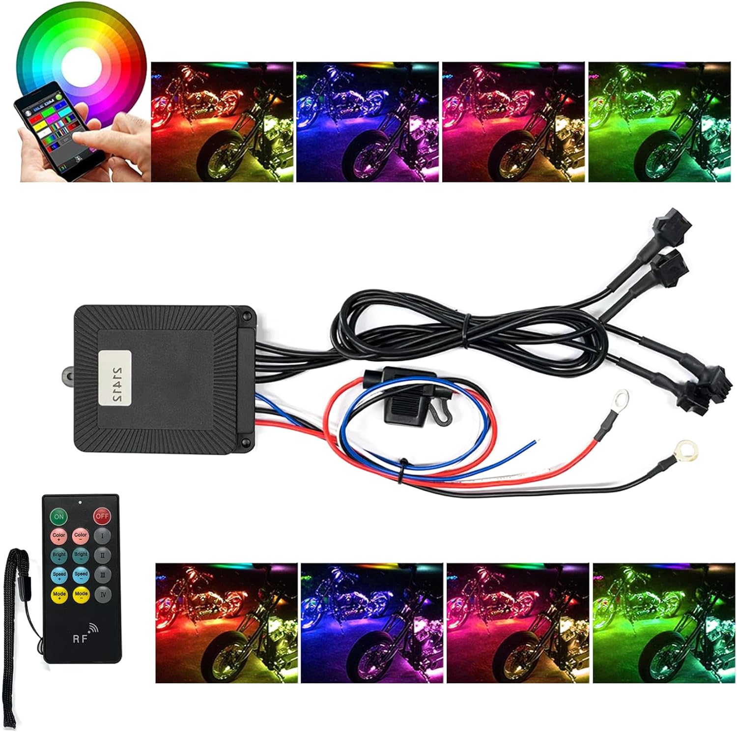 Amazon.com: NBWDY New LED Controller,APP RF Remote Multi-Zone Control ...