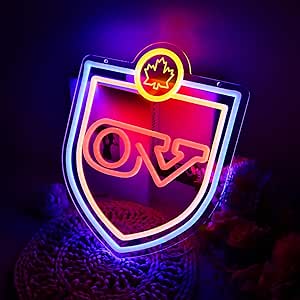 Old Vienna Neon Canadian Beer Neon Sign - Vintage OV LED Bar Light with ...