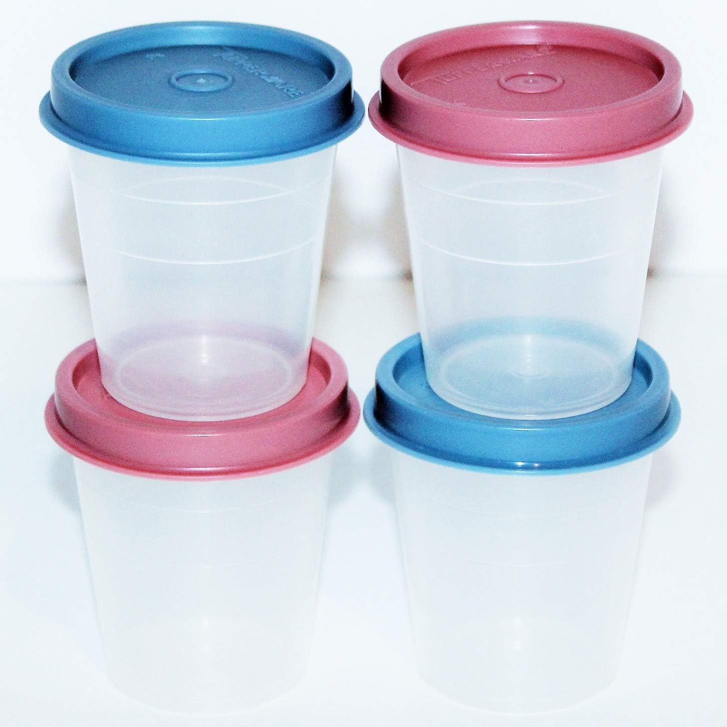 Amazon.com: Tupperware Vintage Set of 4 Midgets 2 Ounce Mini Containers ...