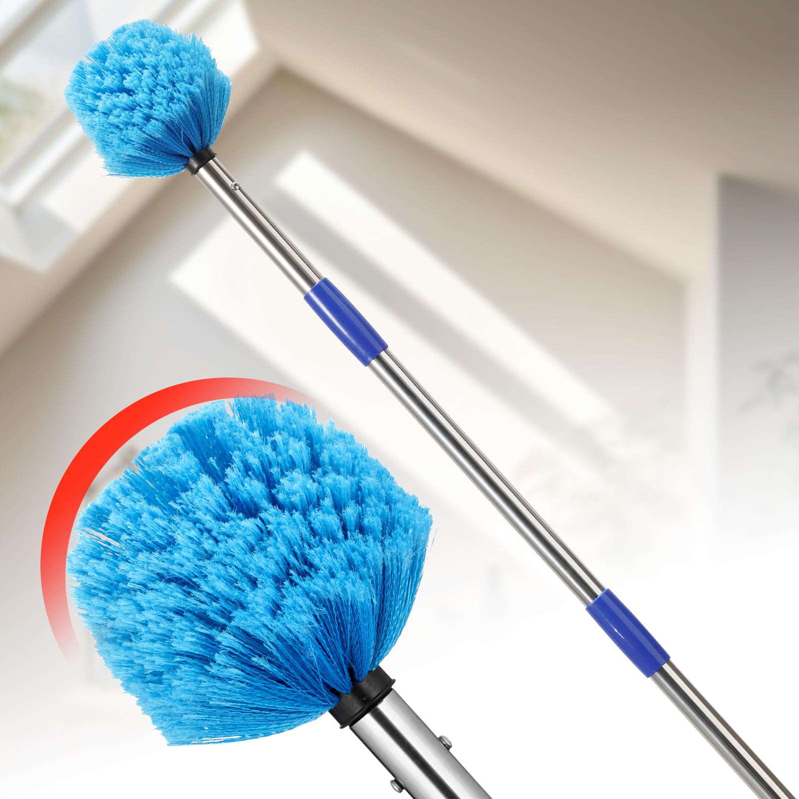 Amazon.com: 10ft Cobweb Duster with Extension Pole - Long Handle Spider ...