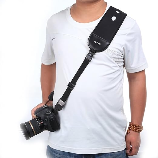 Amazon.com : Movo Photo NS-9 Shock-Absorbing Camera Neck Sling Strap ...