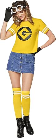 Amazon.com: Spirit Halloween Minions Adult T Shirt Costume Kit | Officially Licensed | Easy ...
