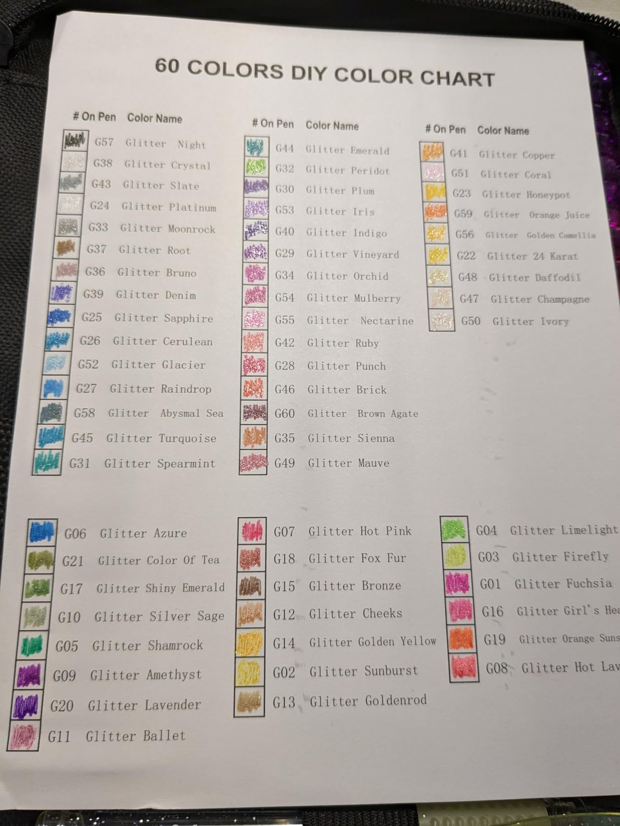 $4/mo - Finance Soucolor Glitter Gel Pens for Adult Coloring Books, 120 ...