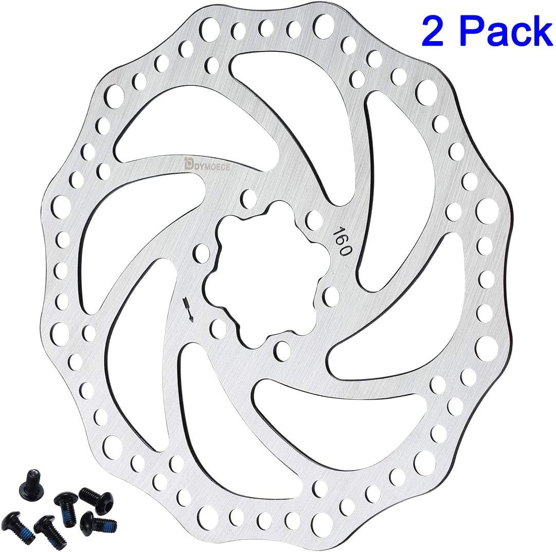 Amazon.com: D Dymoece 2 Pcs Bike Disc Brake Rotors with 12 Bolts 140mm ...