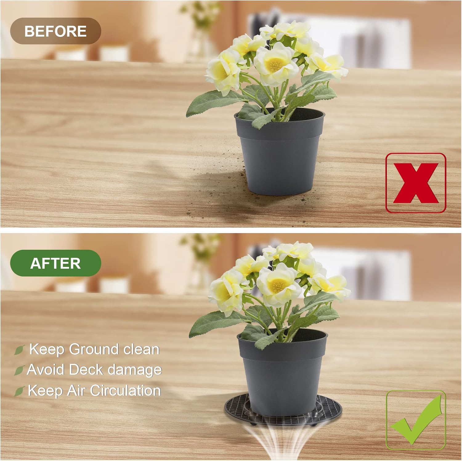 Heavy Duty Plant Risers for Outdoor Pots, 12 Inch Philippines | Ubuy