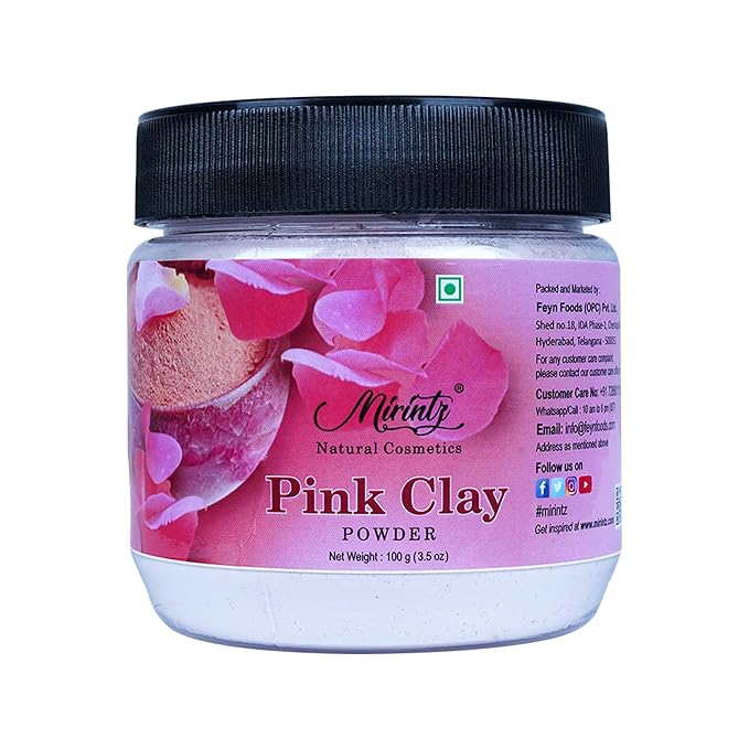 Amazon.com : Mirintz Pink Clay Powder -100g | Skin Care | : Beauty ...