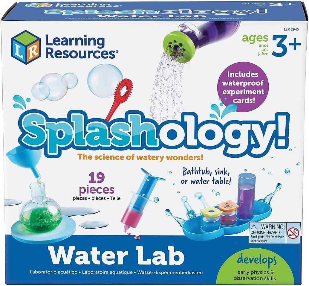 Learning Resources Splashology! Water Lab Science Kit, STEM Playtime ...