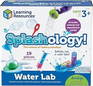 Learning Resources Splashology! Water Lab Science Kit, STEM Playtime ...