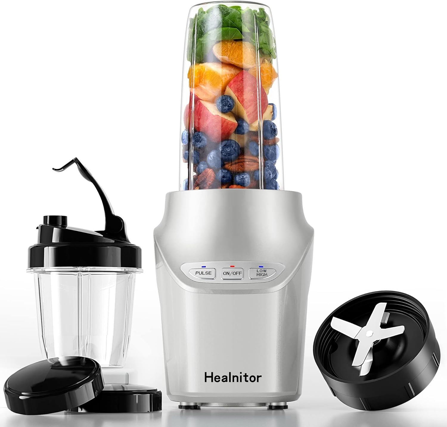 Amazon.com: 1000W Large Natural Bullet Blender for Shakes and Smoothies ...