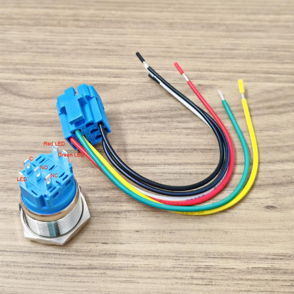 Snapklik.com : Gebildet 22mm Latching Push Button