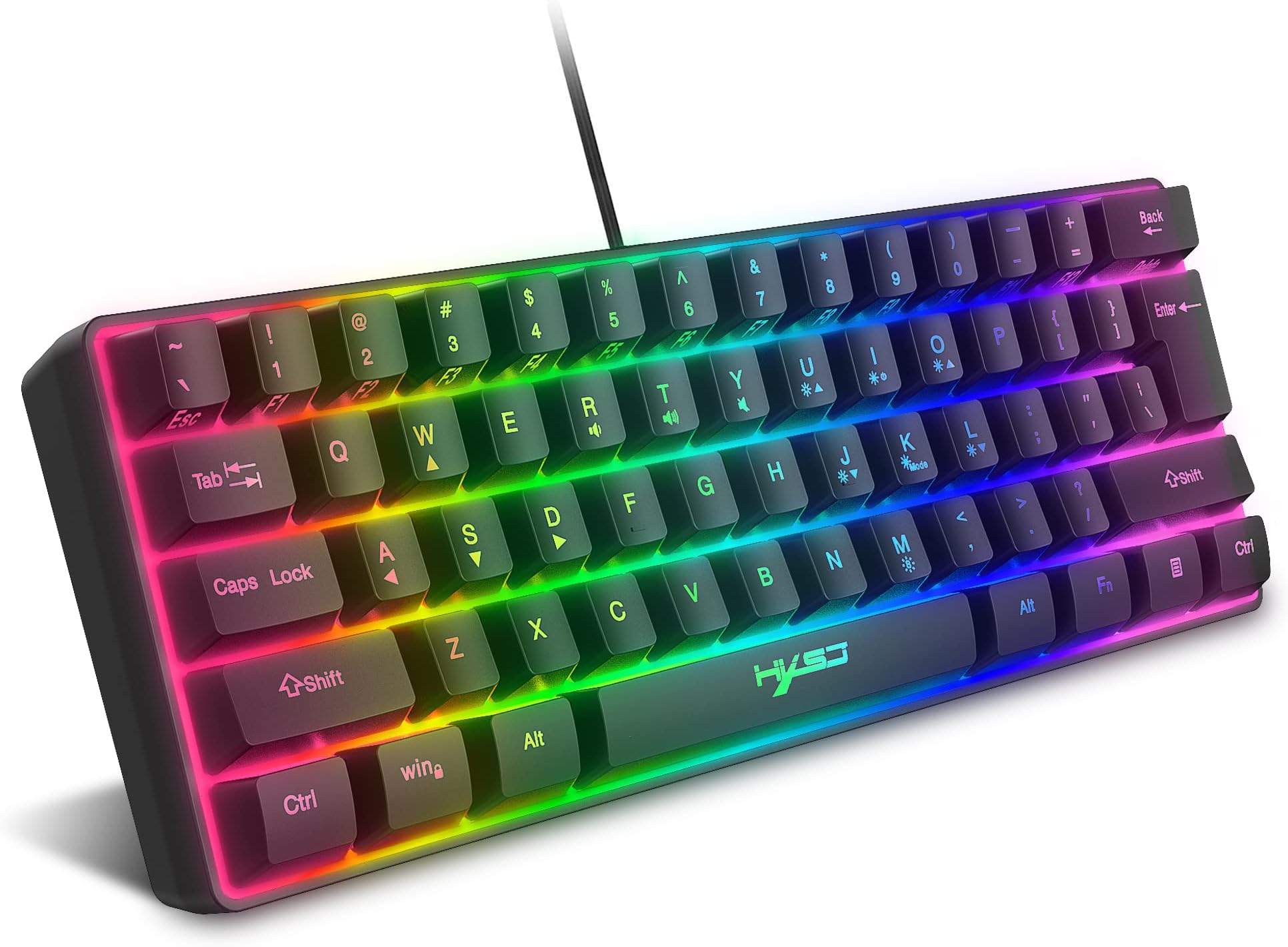 Roccat Magma Mini – 60% RGB-Gaming-Tastatur mit 5 programmierbaren ...