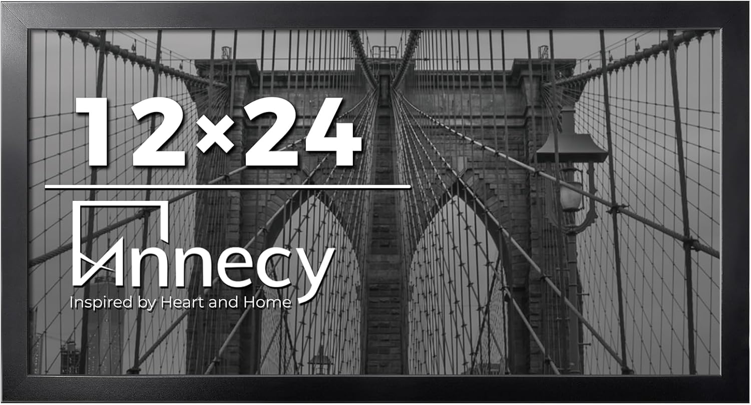 Amazon.com - Annecy 12x24 Picture Frame, Classic Frame Display 12x24 ...