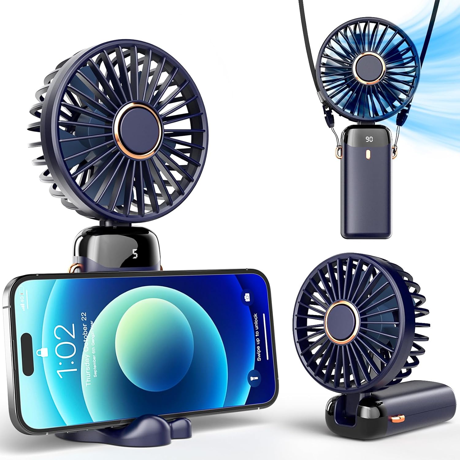Koonie Ventilatore Tascabile USB, Mini Ventilatore Portatile Mano ...