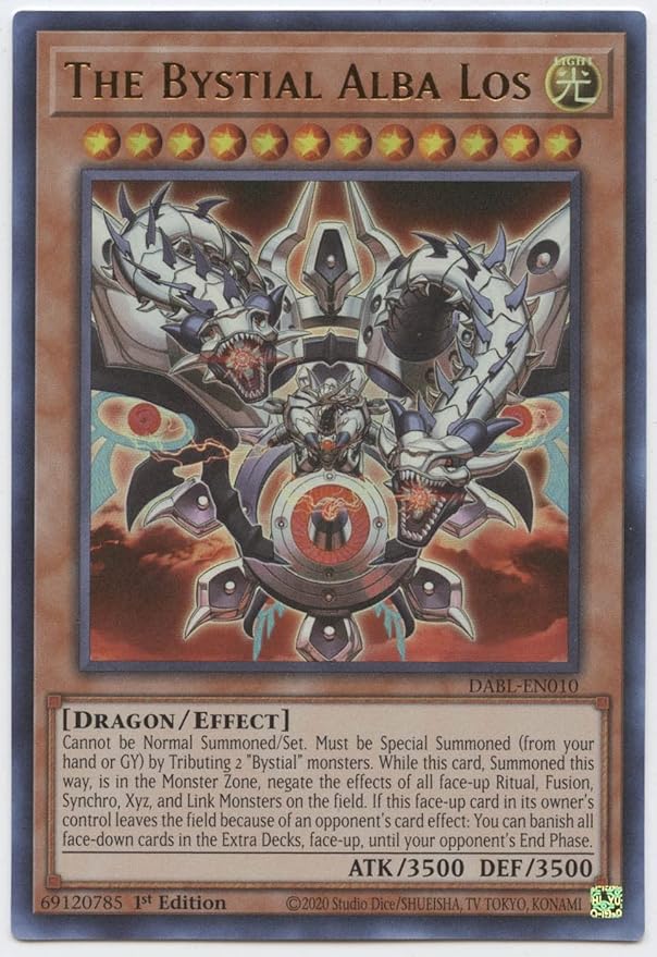 Amazon.com: The Bystial Alba Los - DABL-EN010 - Ultra Rare - 1st ...