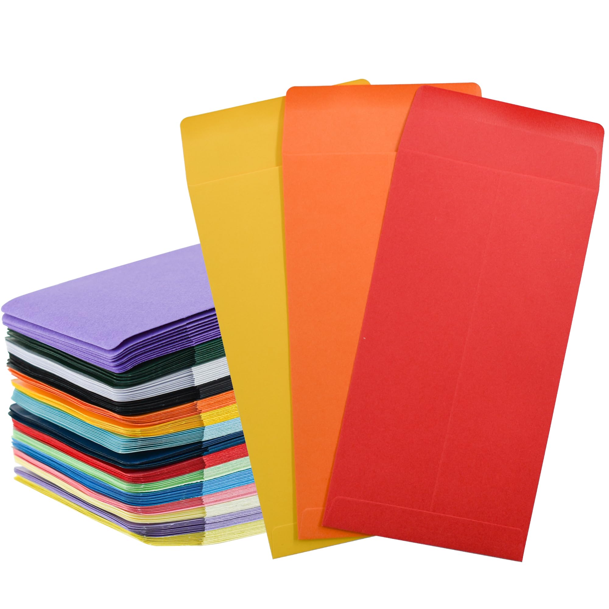 Amazon.com : VANRA 150#7 Coin Envelopes 3.5x6.5 Colorful Money ...