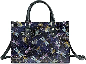 Amazon.com: 64HYDRO Colorful Dragonflies, Dragonfly Lovers Purses for ...