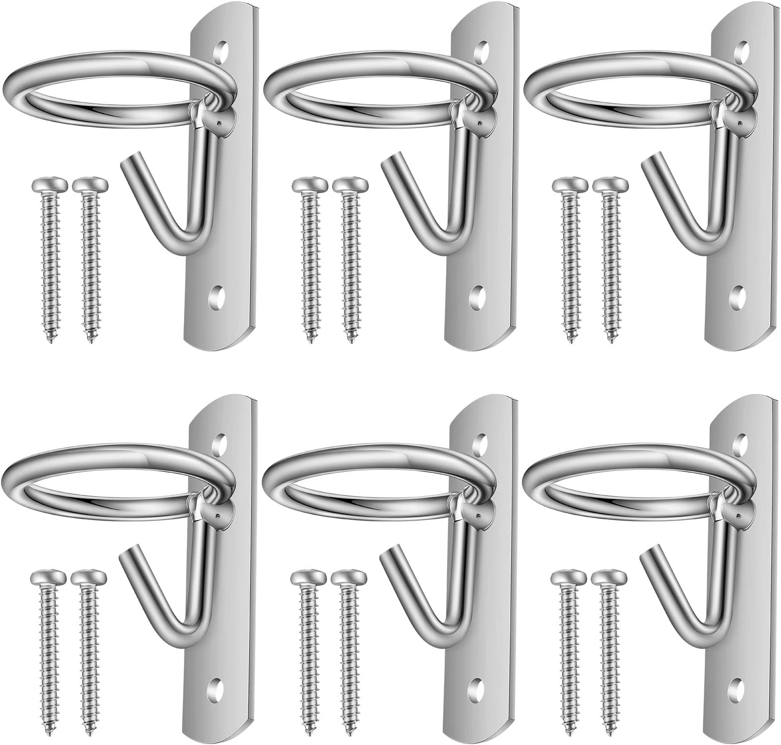 Amazon.com : PDTXCLS Wall Mount Bucket Hook-Bucket-Hanger (Black ...