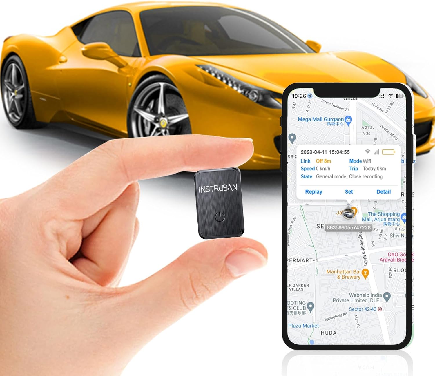 GPS Tracker for Vehicles, Precise Real Time Tracking Devices - Magnet ...