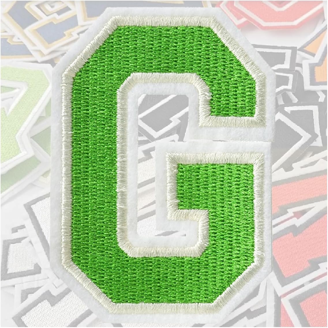 Amazon.com: AXEN 3.1inch Iron On Letters Patches, Embroidered Letters ...